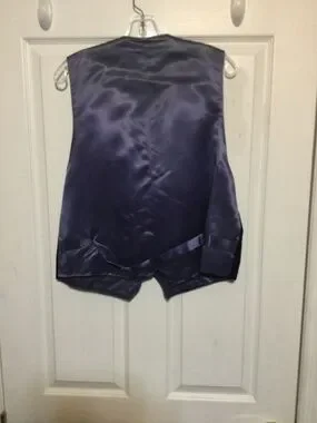 Jackets & Coats | Purple Velvet Vest Xl | Poshmark